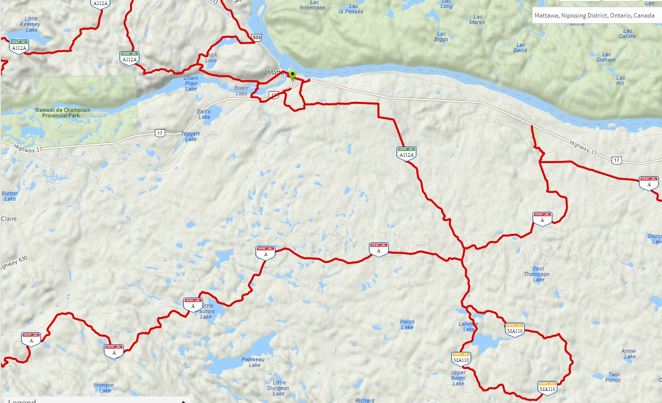 new map – Mattawa & Area Snowmobile Club